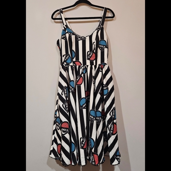 Sourpuss | Dresses | X Ray Glasses Pinup Dress | Poshmark